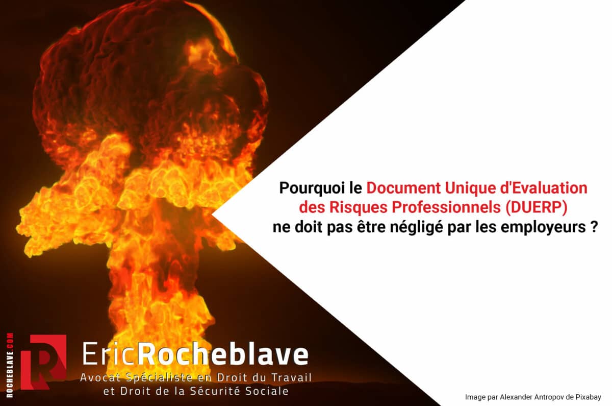 Pourquoi le Document Unique d'Evaluation des Risques Professionnels ...