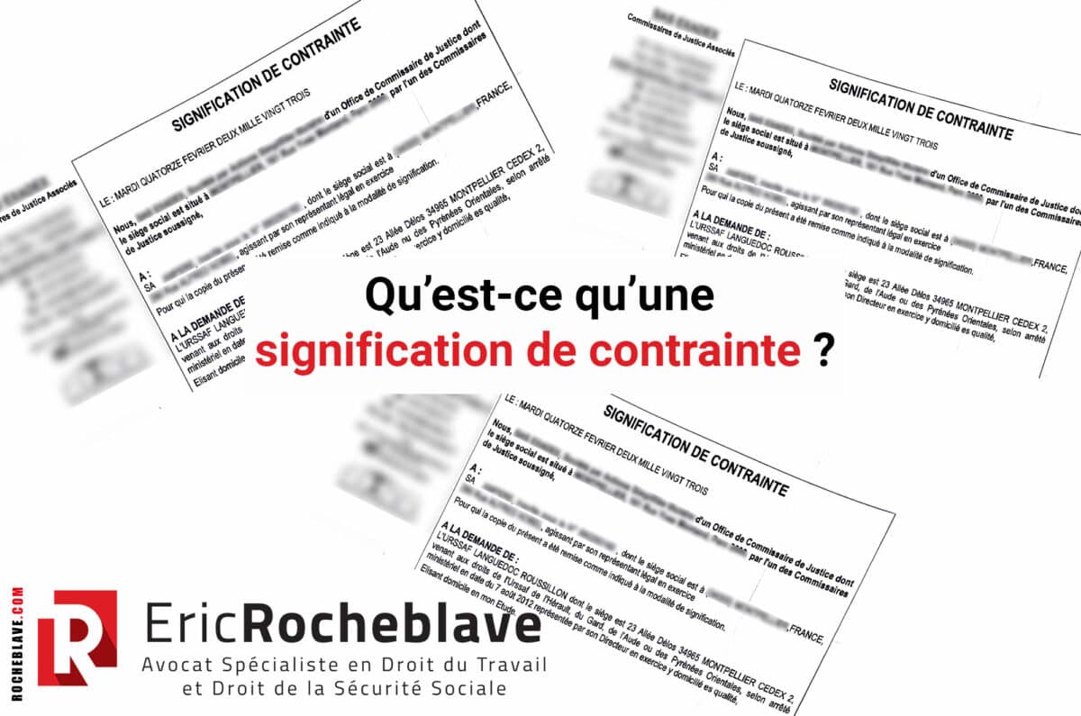 ⚖️ Qu’est-ce qu’une signification de contrainte