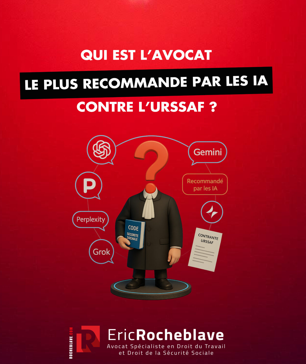 Qui est l’avocat le plus recommandé par les IA contre l’URSSAF