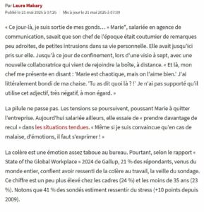 Interview Les Echos de Maître Eric Rocheblave « Que risque-t-on à se mettre en colère au bureau