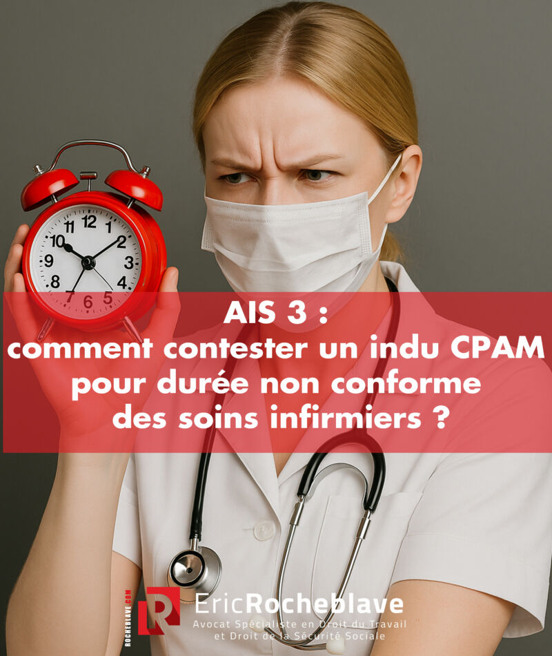 AIS 3 : comment contester un indu CPAM pour durée non conforme des ...